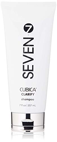 SEVEN Hair Care Cubica Clarifying Shampoo for Women & Men, Detox and Minimize Dry Scalp + Buildup with Rosemary, Eucalyptus & Rose Hip Oil, Cruelty Free, Sulfate Free, Made in USA, 7 oz