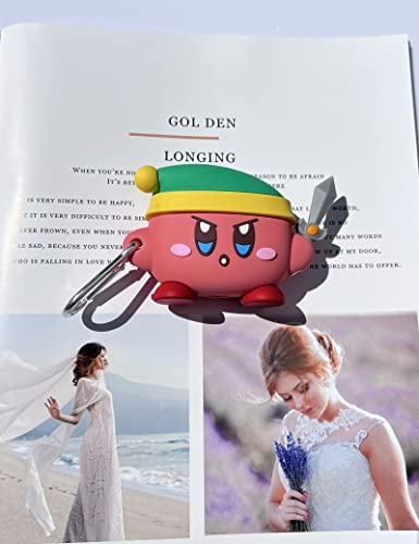 Case Design for Apple AirPods Pro Case Adorable Cartoon Cover Silicone Shockproof 3D Monster Cute Kawaii Protective Case Anti-Fall Case for Airpod Pro Case with Carabiner Ring