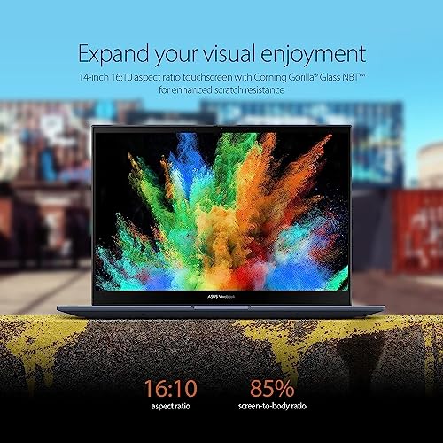 ASUS Vivobook S 14 Flip 2-in-1 14" FHD+ 16:10 Touchscreen (16GB RAM, 2TB SSD, AMD 6-Core Ryzen 5 5600H (Beats i7-1165G7), Active Pen) Business Laptop, Backlit, FP, FHD Webcam, Win 11 Pro, Quiet Blue