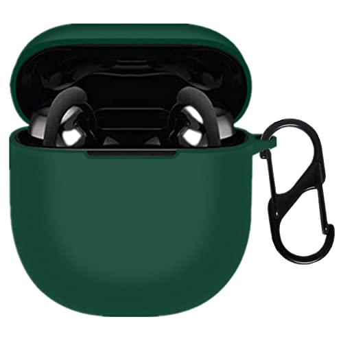 Ankersaila Case Compatible with Bose QuietComfort Earbuds II 2022,Soft Silicone Shockproof Anti-Scratch Protective Cover (Dark Green)