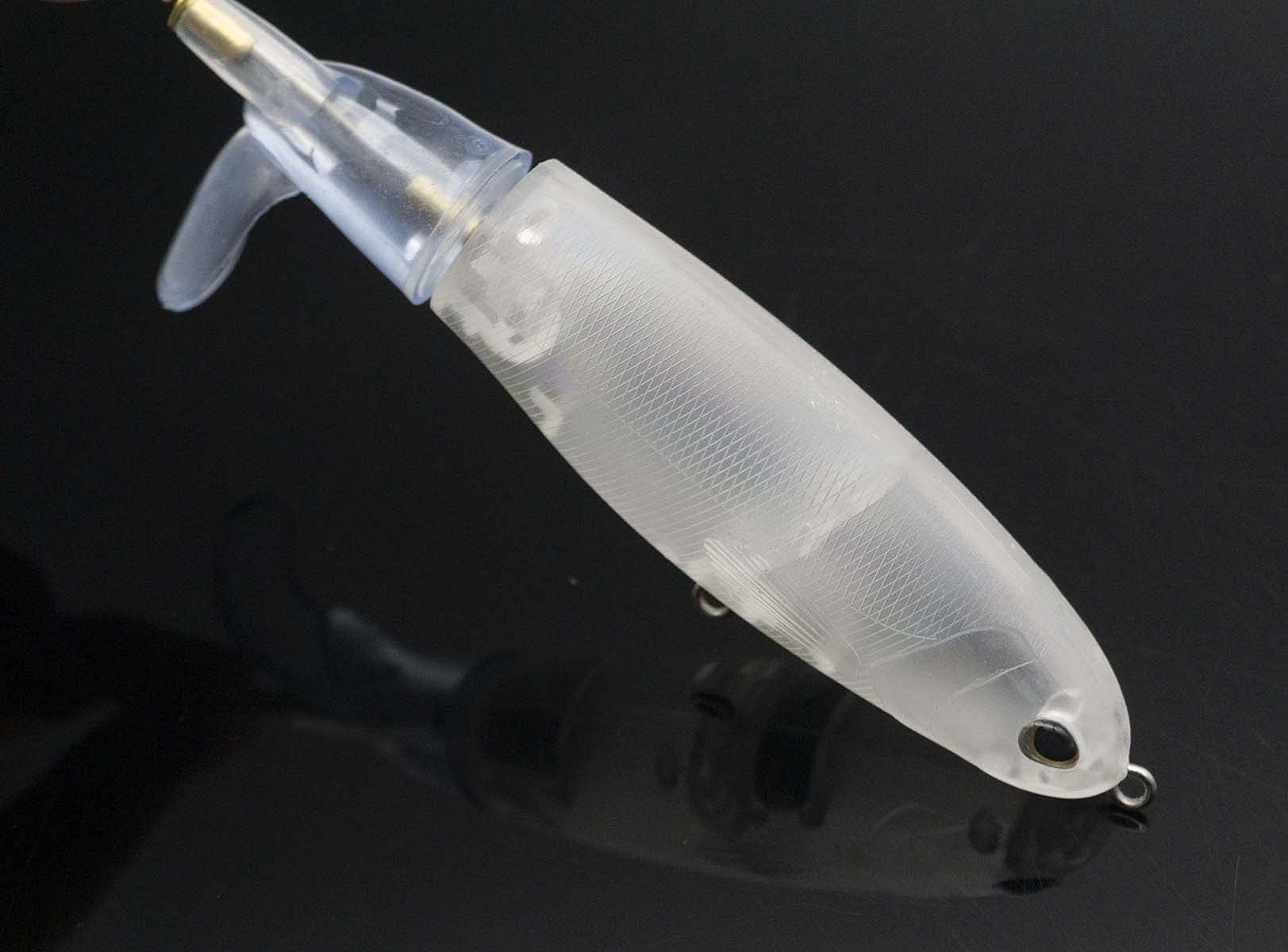 5PCS Unpainted Fishing Lure Blanks 32.06g 14.5cm with Special Eye Crankbait Baits Simulation Blank Body Clear Hard Baits Trout Salmon Minnow Lure Popper Lures Topwater Freshwater 130mmplopper
