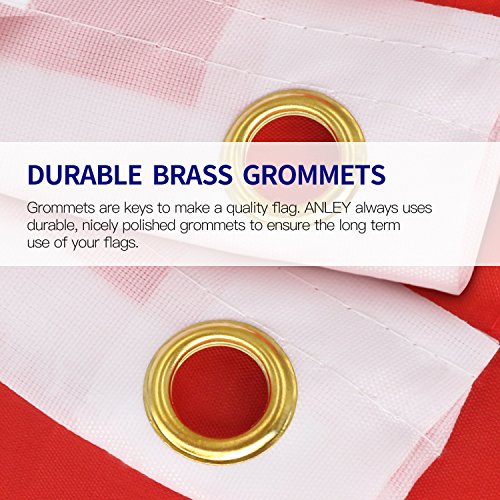Anley Fly Breeze 3x5 Foot Germany Flag - Vivid Color and Fade proof - Canvas Header and Double Stitched - German Flags Polyester with Brass Grommets 3 X 5 Ft