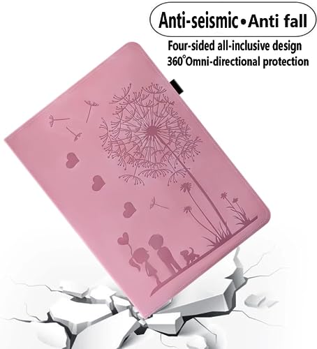 Case for iPad Mini 5 (5th Generation 7.9" 2019), Cover for iPad Mini 4,4th Generation 7.9" 2015, PU Leather Cover with Auto Sleep Wake for iPad Mini 1/Mini 2/Mini 3, Pink
