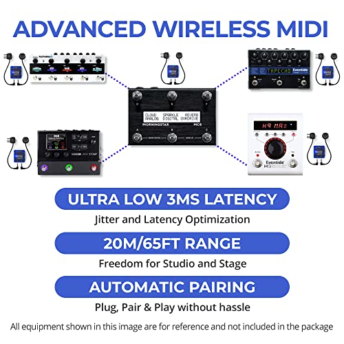 CME WIDI Jack - Bluetooth MIDI Interface for TRS/DIN MIDI devices - Power by MIDI Out or usb-c - Ultra low 3ms latency wireless MIDI for Synthesizer EWI Keytar Pedalboard Digital Piano