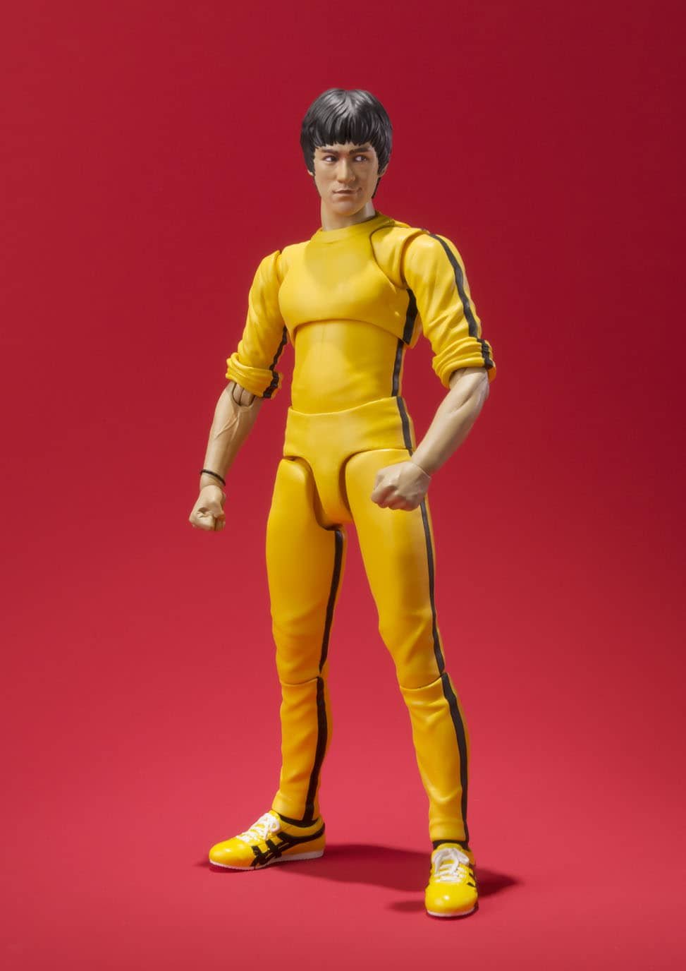 Bandai Tamashii Nations S.H. Figuarts Bruce Lee (Yellow Track Suit) Action Figure, Yellow