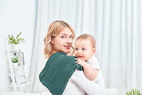 CottCare Baby Muslin Swaddle Blanket for Boys and Girls,4-Pack Breathable and Skin-Friendly,Wrap Soft Silky Cotton Blankets