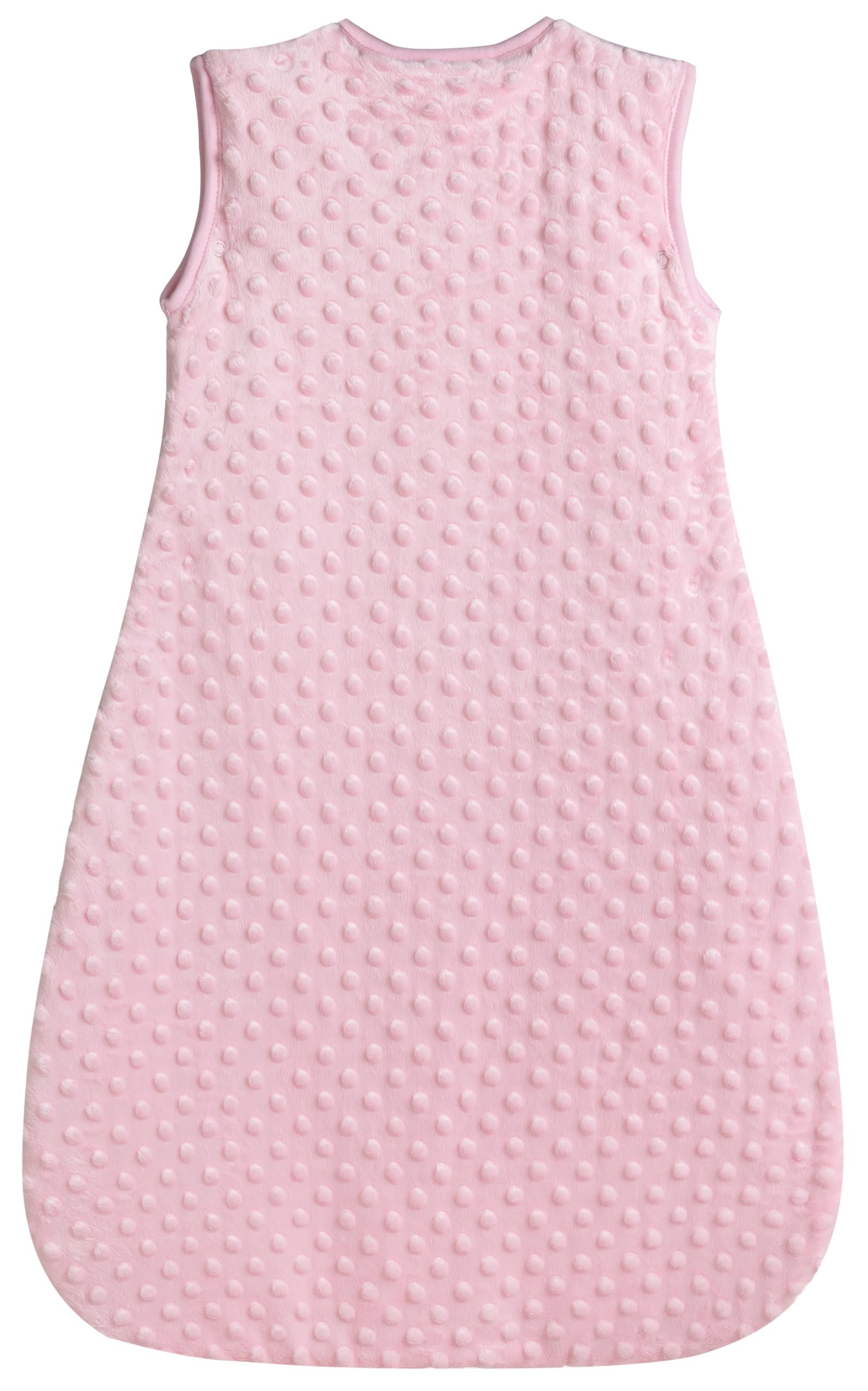 BABYINABAG Very Warm 2.5 Tog Quilted Winter Model Baby Sleep Bag or Sack, Plush Minky Dot for Infants and Toddlers (Medium (10-24 mos))
