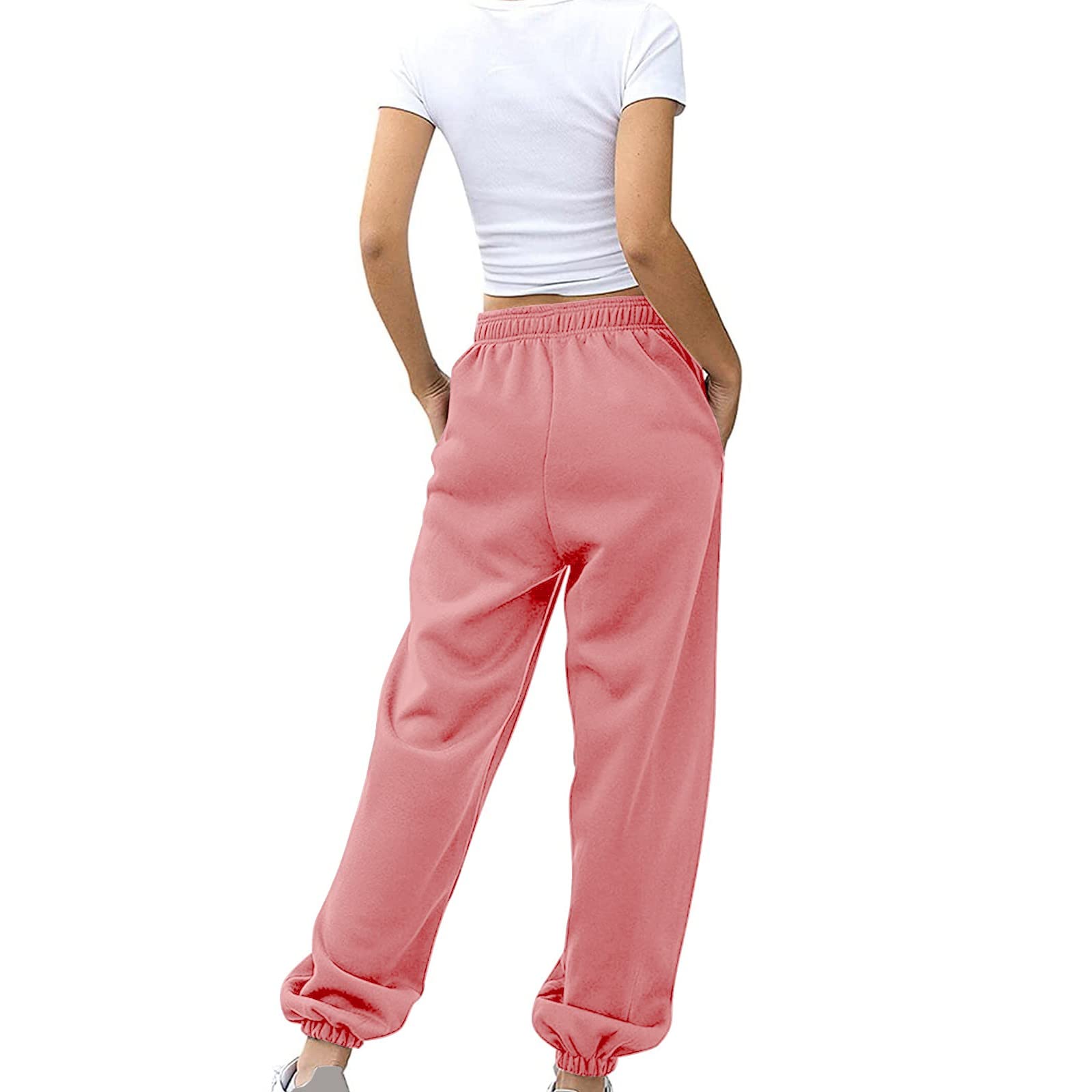 4X Plus Size Pants Women's Bottom Sweatpants Joggers Pants Workout High Waisted Yoga Pants 3X Workout Pants for Women