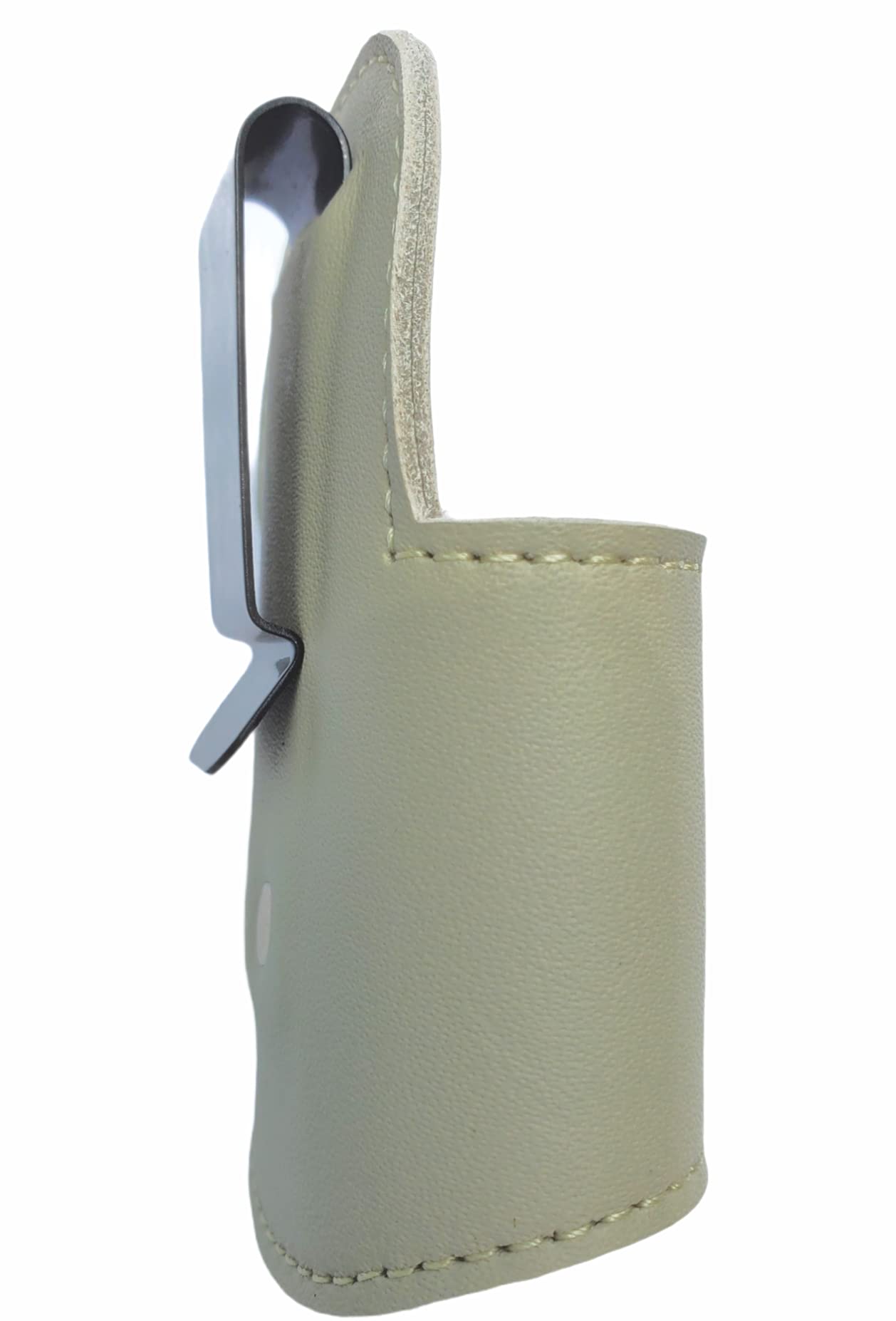 Stethoscope holder Pro Handmade in USA Real Leather (Beige new)