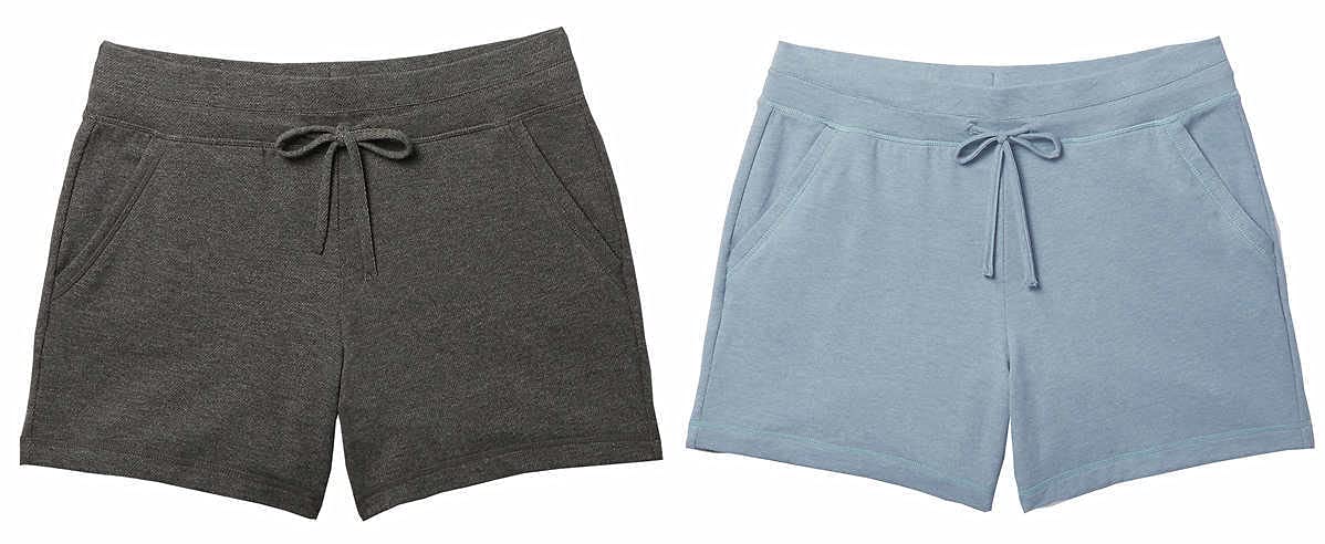 32 DEGREES Ladies 2-Pack Short (Ht Charcoal/Ht Lead, Medium)