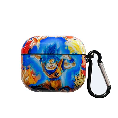 AirPod 3rd IMD Hard Case Design Character Funny Cool Anime Trendy Cartoon Fashion Cute Unique Aesthetic for AirPod 3rd Cover Cases Skin for Boys Girls Youth Teen (LAN Wu)