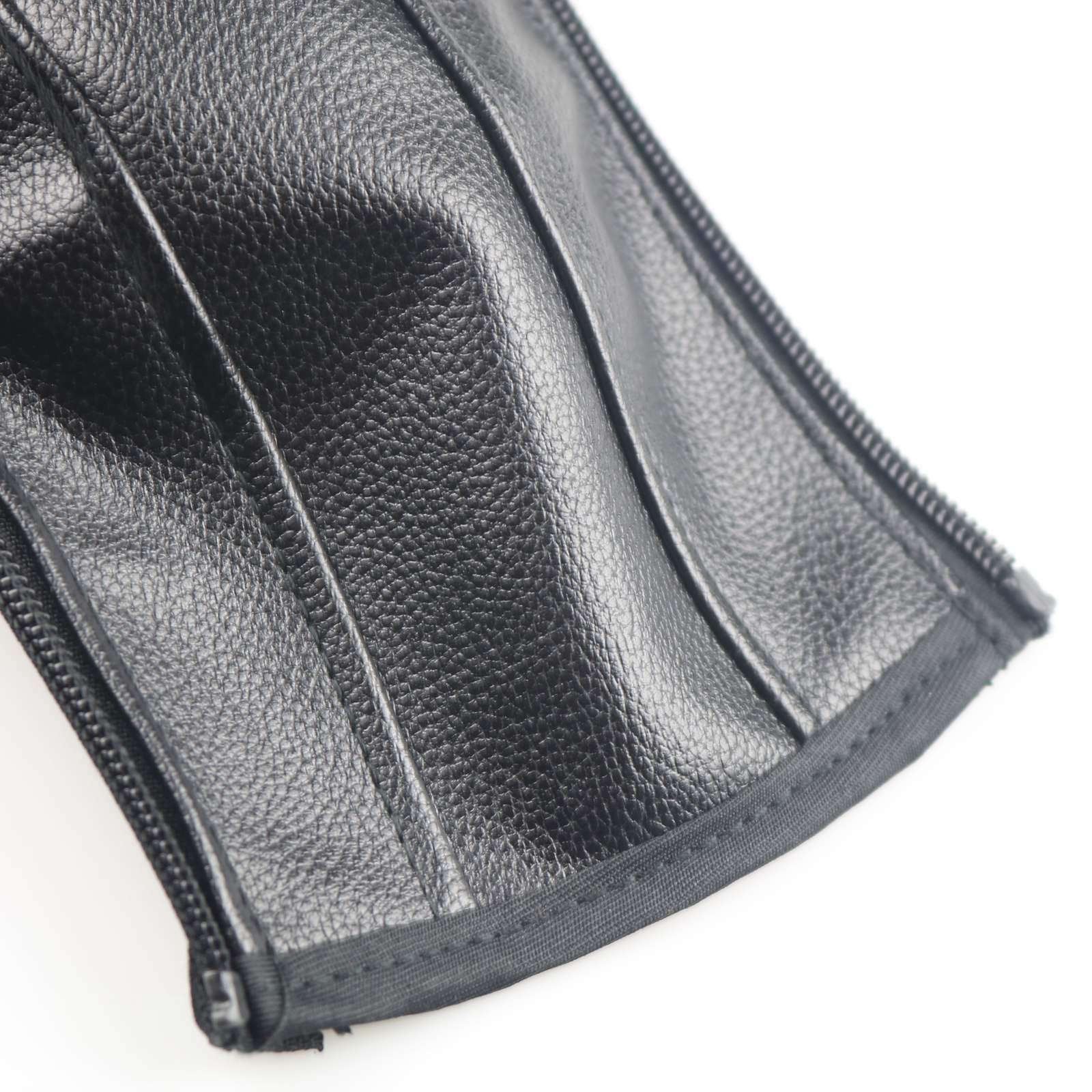 Leather Handle Sleeve Cover Compatible for Babyzen yoyo 2,Stroller Accessories,PU Sleeve Protect Case for YOYO+ Armrest Bumper (No Wrist Strap) (Black)