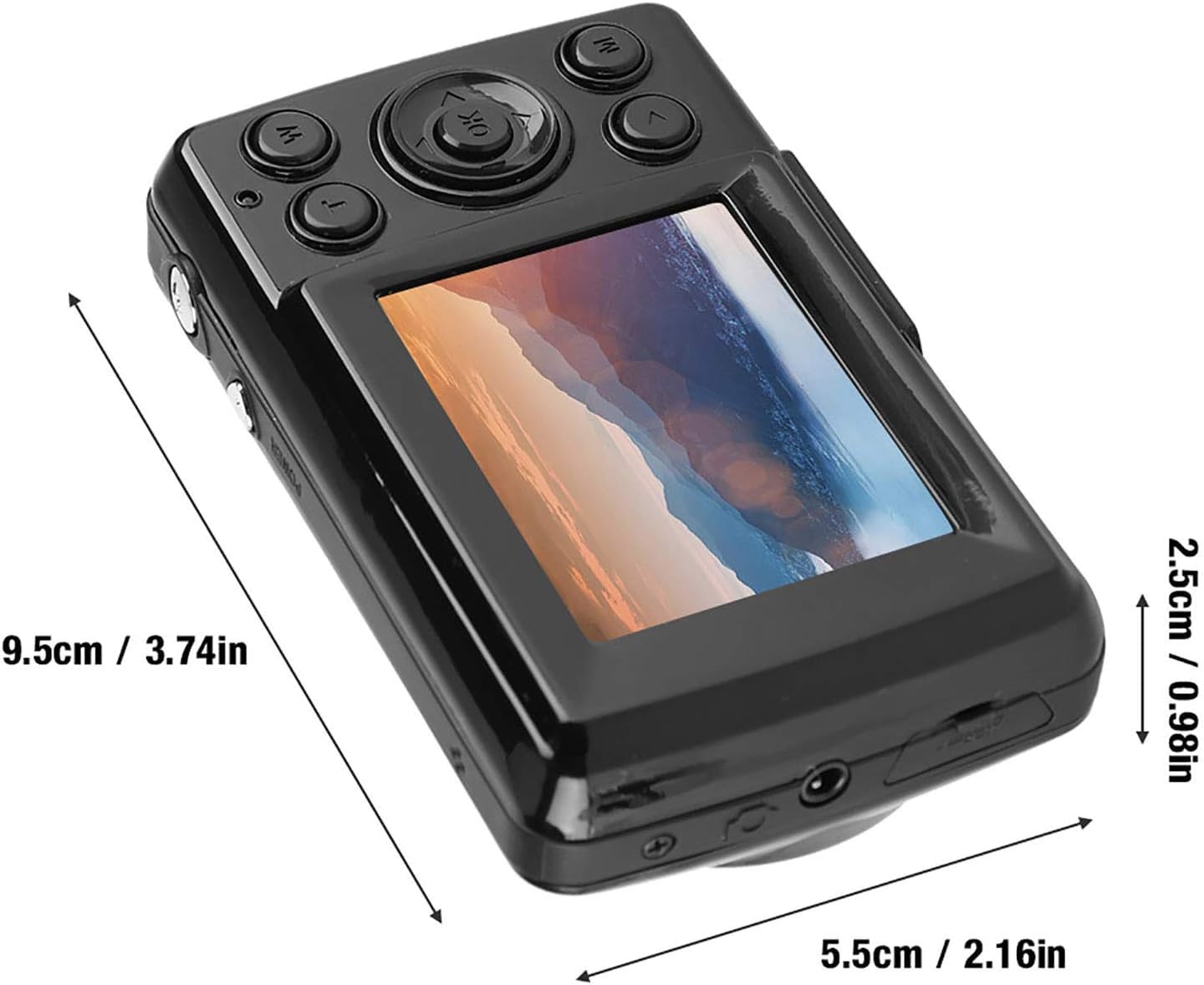 FrenzyDeals 16MP Digital Camera for Stunning Photos & Videos,for Sharp Images,Great Zoom with 2.4" Screen and USB Cable