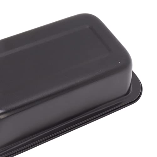 Baking Loaf Bread Pan, 3PCS Black Rectangular Mould Pan Fast Heat Conduction for Home Kitchen