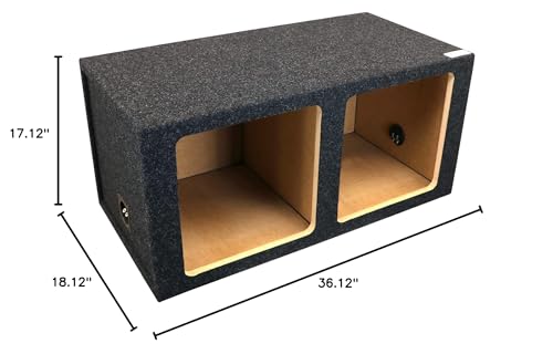Bbox Dual Sealed 15 Inch Subwoofer Enclosure Engineered for Kicker Solo-Baric Model L5 & L7 Subwoofers - Car Subwoofer Boxes & Enclosures & Subwoofer Box Improves Audio Quality, Sound & Bass