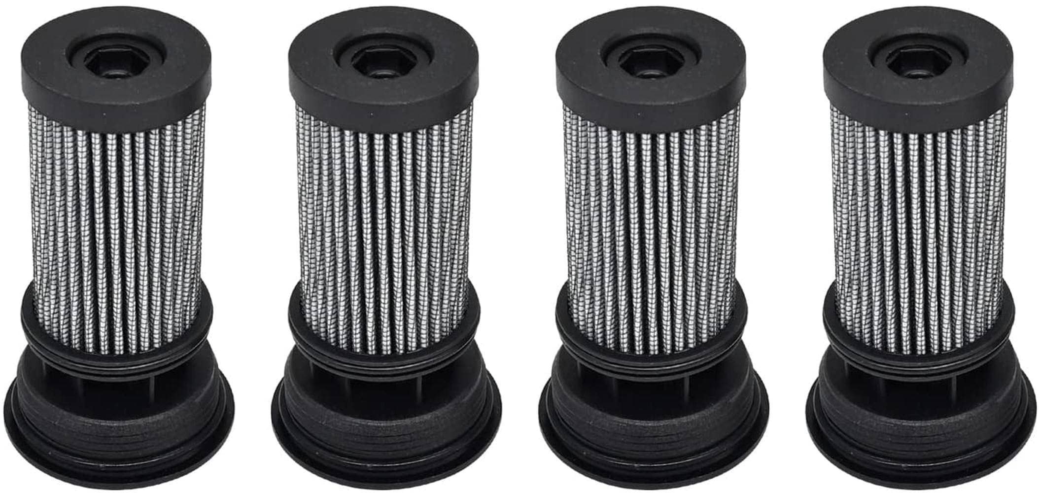 4Pcs Hydro Filters Element 15907 116-0164 117-0390 Compatible with Lazer Z AS E S X Series 48 52 60 72 Inch Compatible with HTE HTJ HTG Compatible with Toro Z Master G3 74901