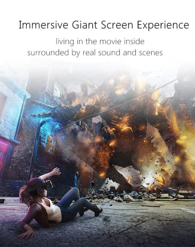 3D VR Headset Set with Remote for Android iPhone Phone, Virtual Reality Glasses Helmet for 3D Movies & Games, VR Goggles fits for iPhone 13 12 11 Pro Mini X S R Samsung Galaxy S10 S9 S8 S7