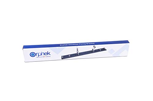 Universal Fixing Bracket Kit for Aquarium Illumination by Orphek – Easy Install and Cleaning, Anti-Rust, Heavily-Built, Multi-Functional Light Hanging Kit / L 18.11” x W 1.18” x H 0.31”