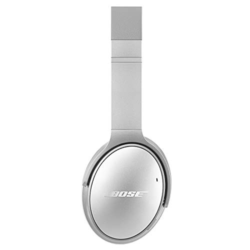Bose QuietComfort 35 II Noise Cancelling Bluetooth Headphones— Wireless, Over Ear Headphones with Built in Microphone and Alexa Voice Control, Silver