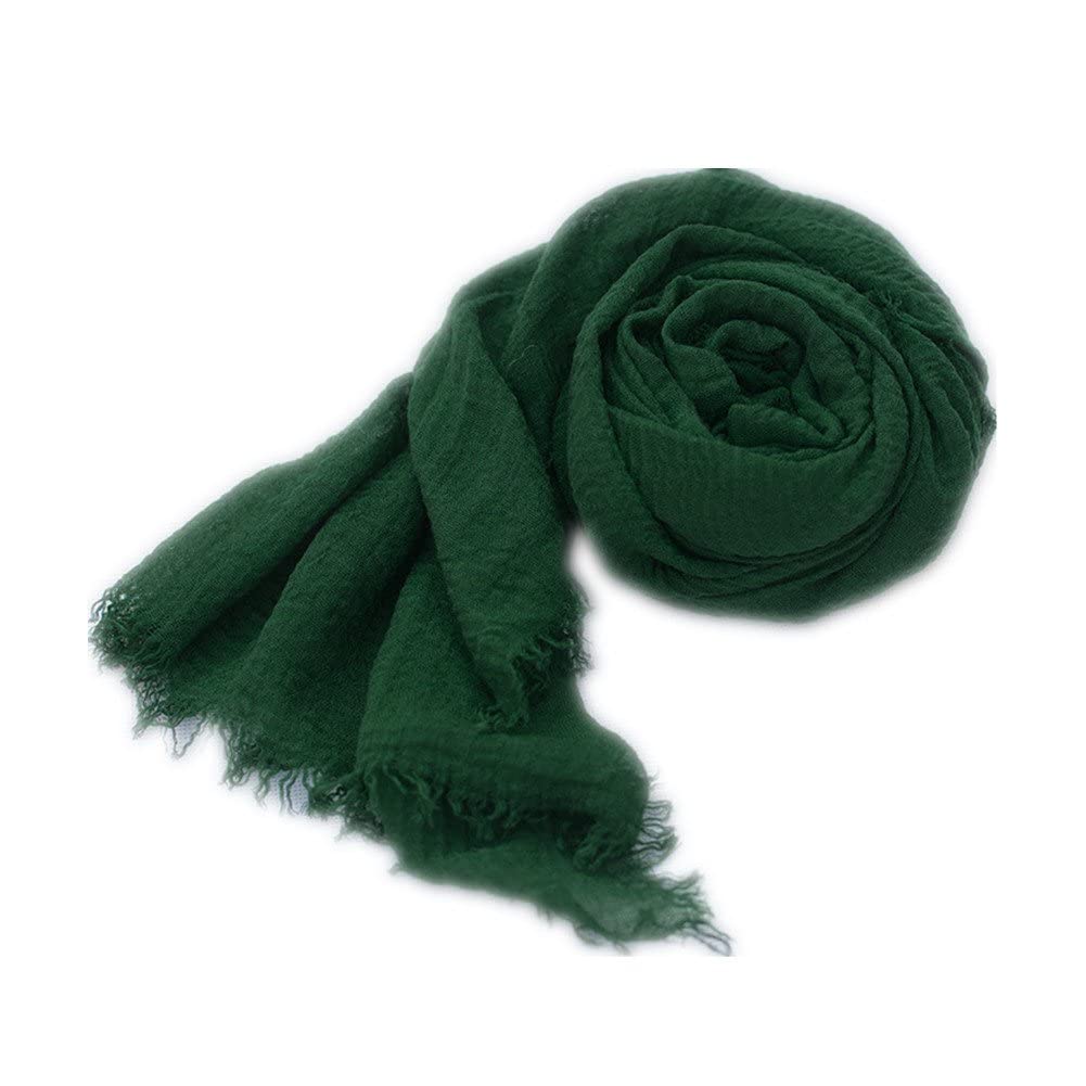 Coberllus Newborn Baby Photo Props Blanket Swaddle Ripple Wrap for Boy Girls Photography Shoot (Green)