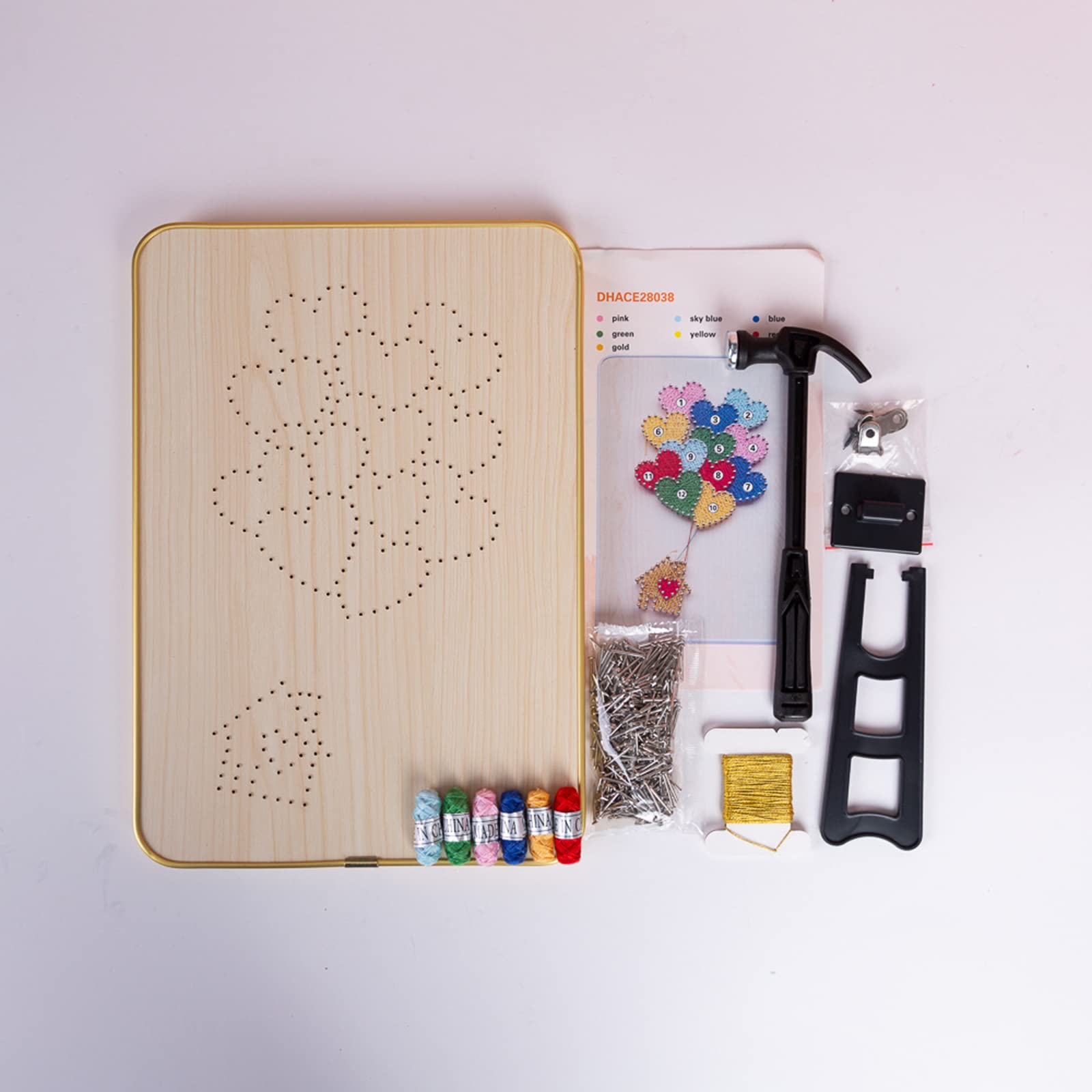 Faynore DIY String Art for Kids Adult Creative DIY Craft Kit with All Necessary Accessories and Frame - Home Wall Decorations Tabletop Decor - Gifts for Women Children (8.2" x 11.8") (Sunflower)