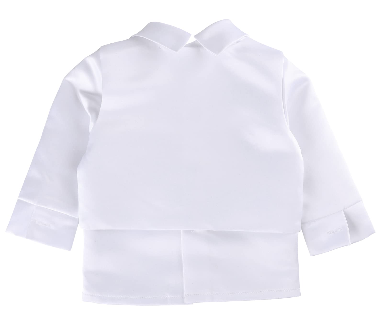 Baby Boy Christening Outfits Baptism Long Sleeve Suit Set with Hat, Cross Socks, 3-6 Months