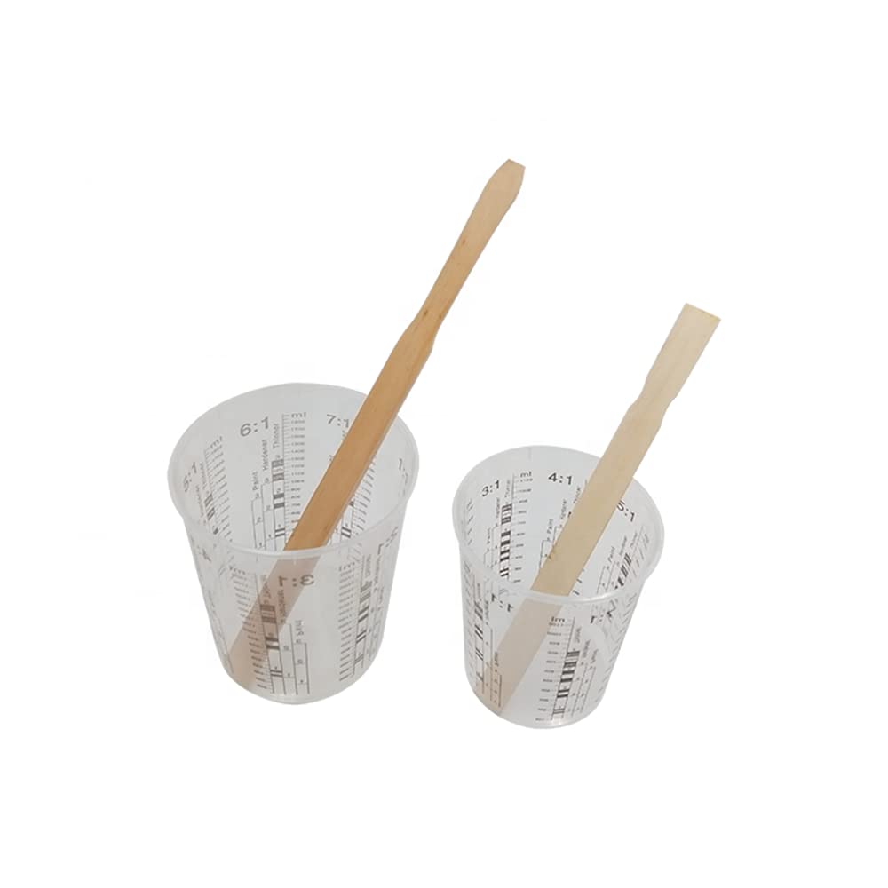 5 Gallon Paint Stir Sticks Bulk 17 inch, 10pc Wooden Paint Stirrers Mixing Paint, Large Popsicle Sticks for Crafts