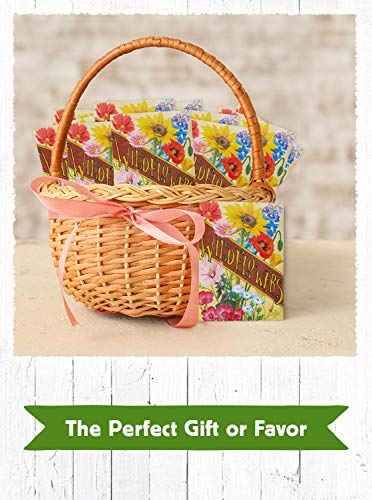 American Meadows Wildflower Seed Packets Wildflower Party Favors for All Occasions (Pack of 20) - Wildflower Seed Mix, Plant Year-Round, Great Gift for Hostesses, Showers, Weddings, Thank You