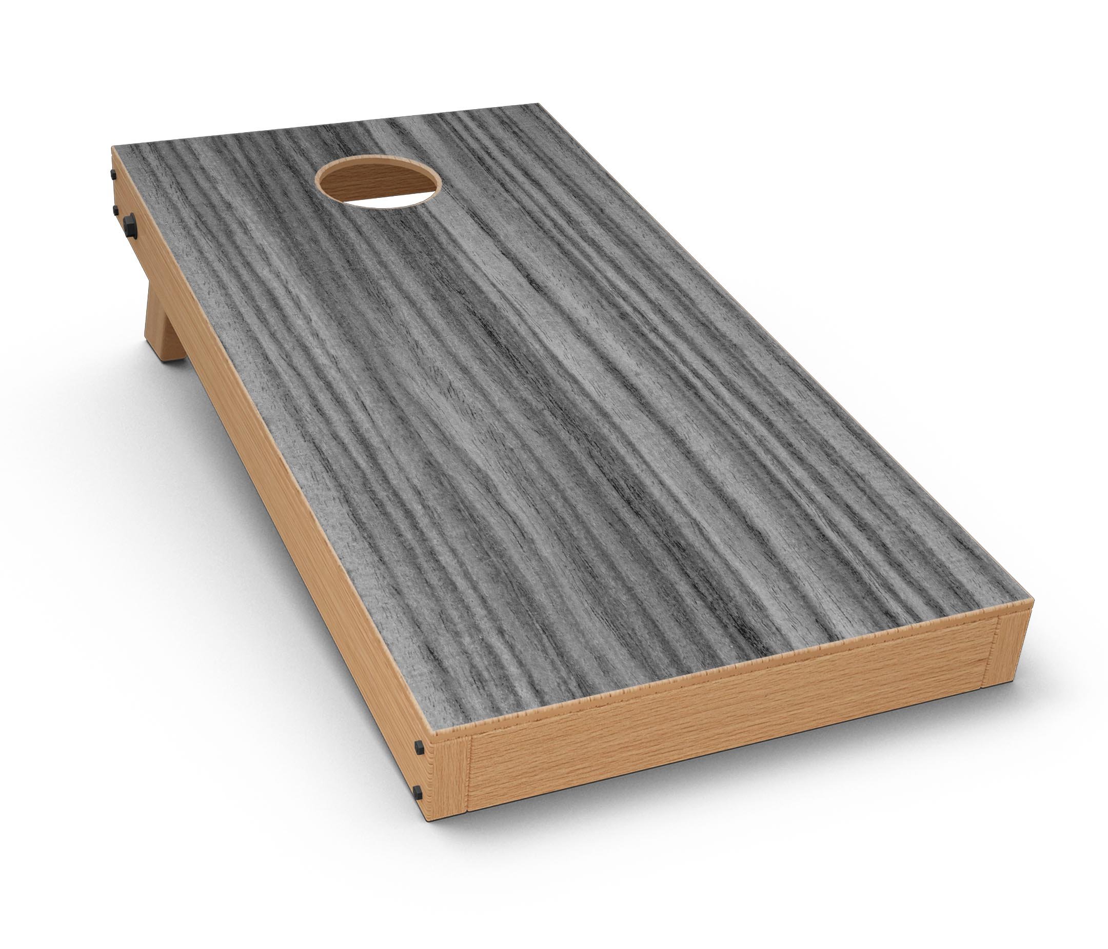 Design Skinz Wood Skin Set for Cornhole (Skin Only) - Dark Ebony Woodgrain
