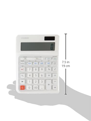 Casio DE-12E 12-Digit Ergonomic Business Desktop Calculator