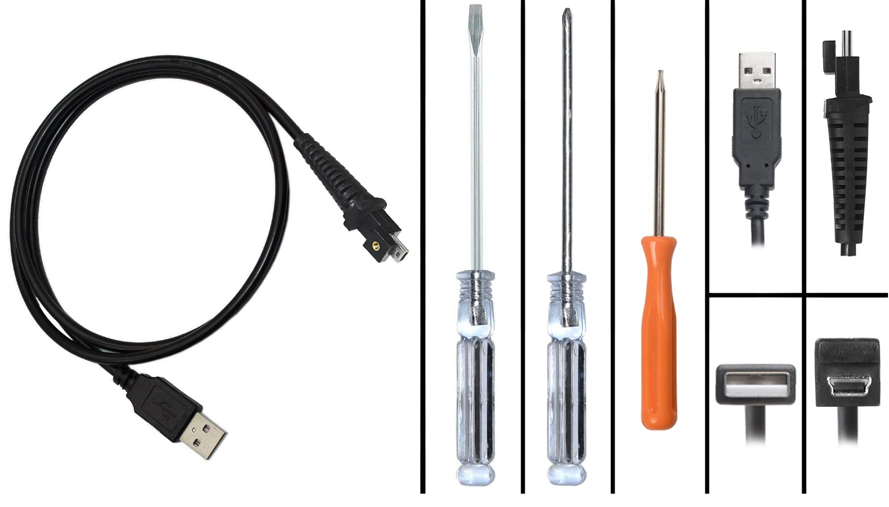 Compatible Nuance® Dragon PowerMic III Microphone 3' Straight Cable - Easy Install