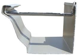 5" Raytec Hangtite Hidden Gutter Hanger Bracket with Clip for K-Style Gutters (50 Pack)