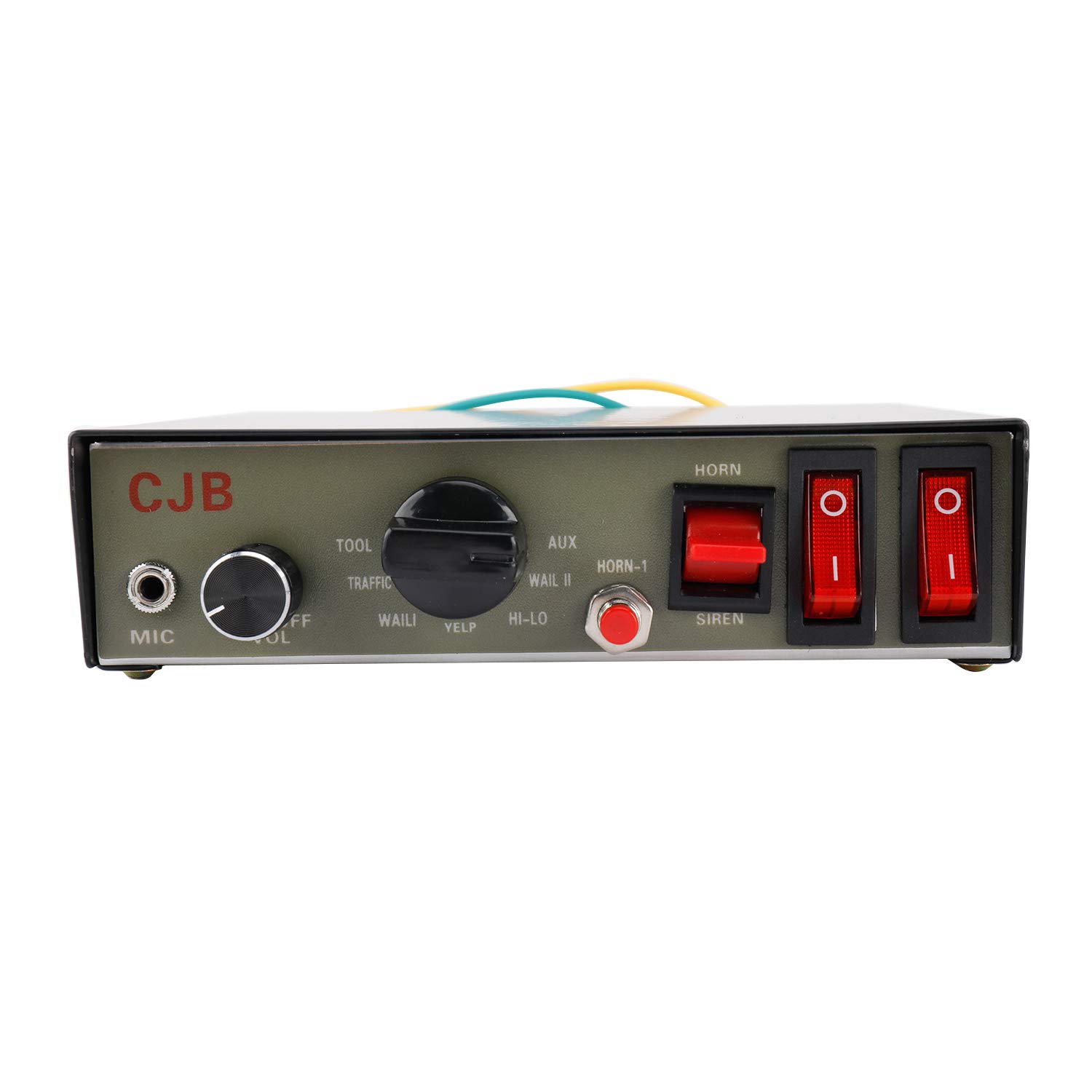 FreeTec Amplifier Police Siren 200W 12V Emergency Loudspeaker Amplifier Police Siren 8 Tones