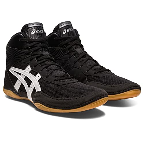 ASICS Men's Matflex 7 Wrestling Shoes, 11, Black/White