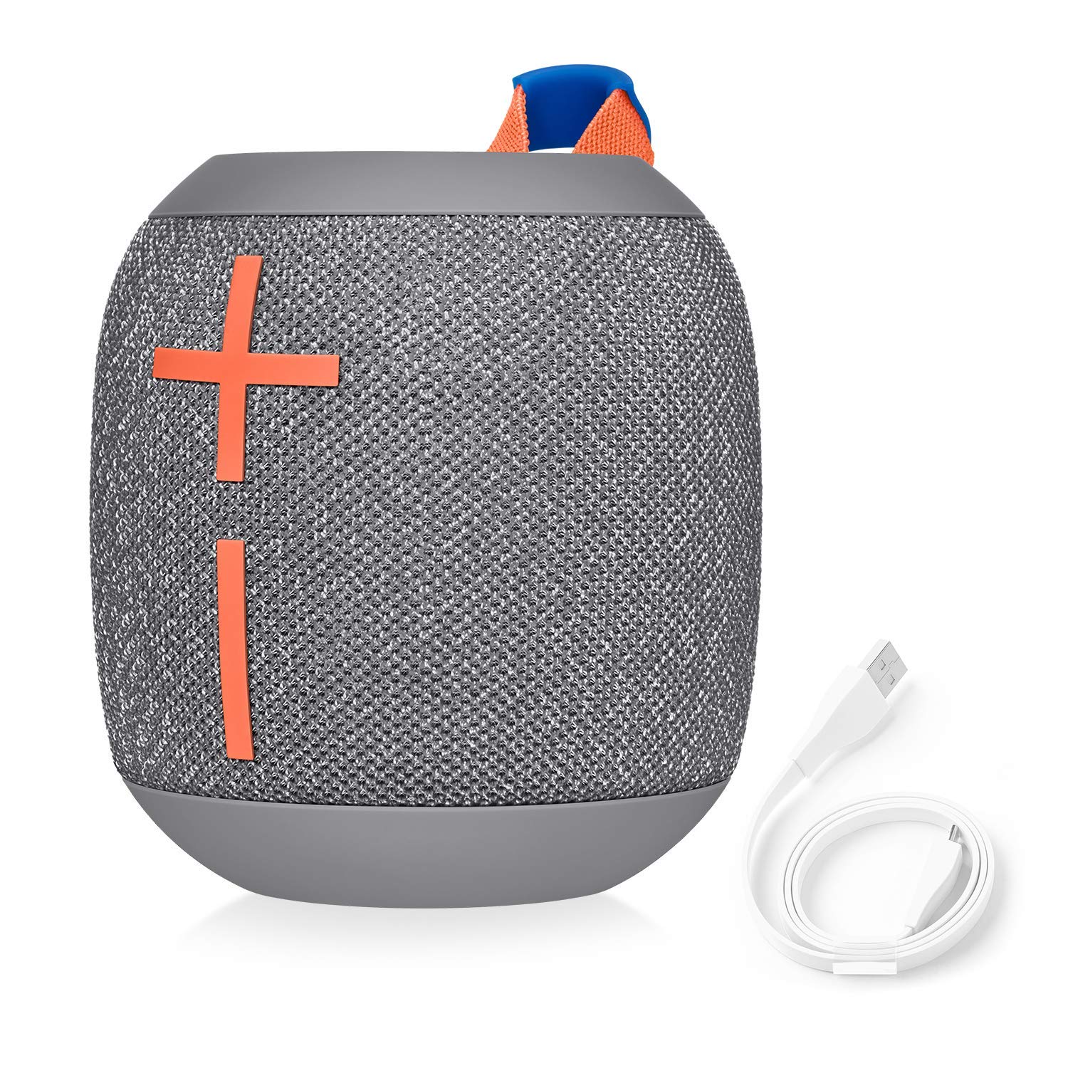 Ultimate Ears Wonderbooms 2 Wireless Speaker, Deep Bass, 360 ° Surround Sound, Waterproof, 2 Speaker Connection for Powerful Sound, 13h Battery, Crushed ice (Renewed)