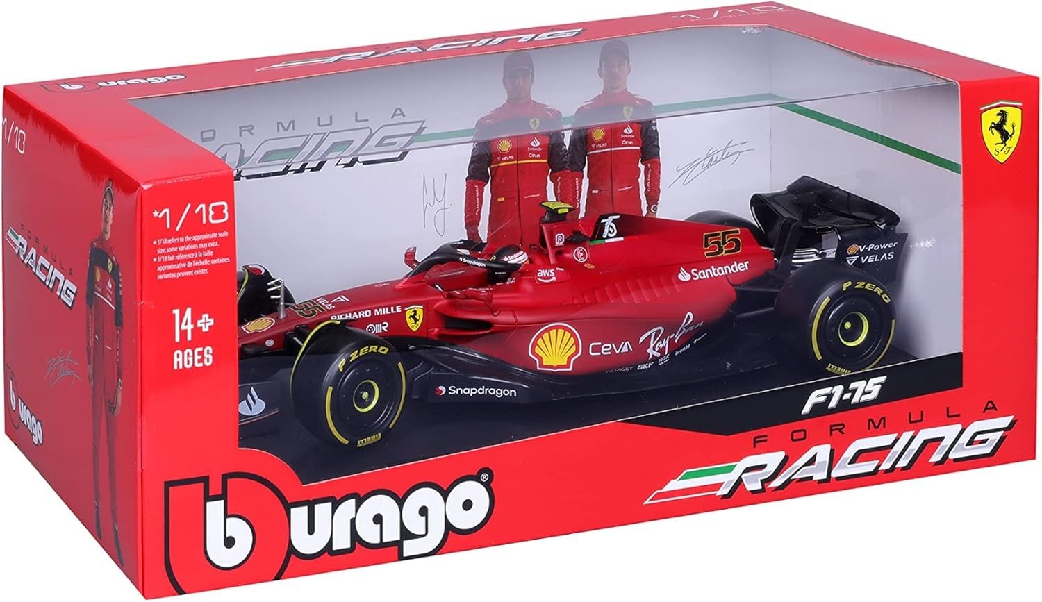 Bburago 1:18 SFR Ferrari 2022 Season Car