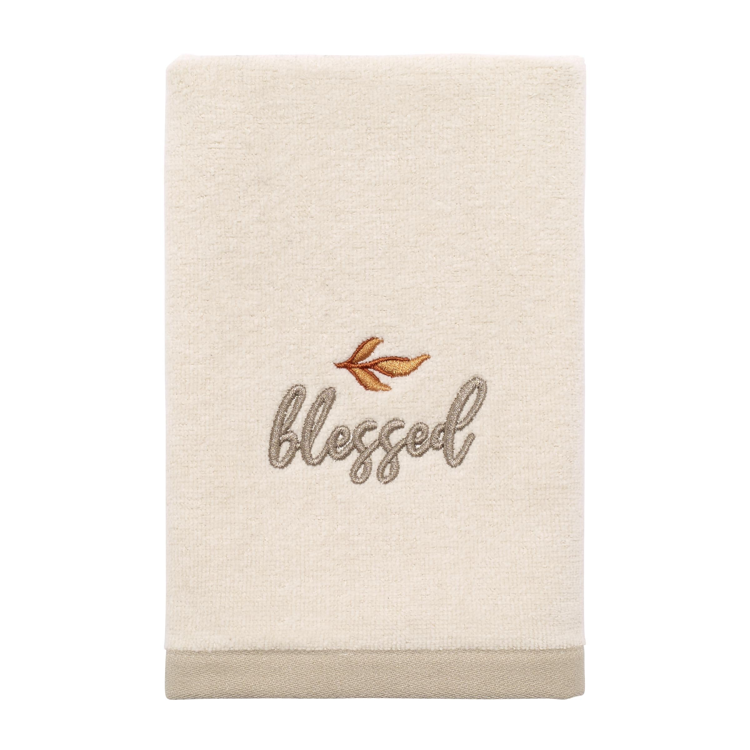 Avanti Linens - Fingertip Towel, Soft & Absorbent Cotton Towel, Set of 2 (Grateful Patch Collection)