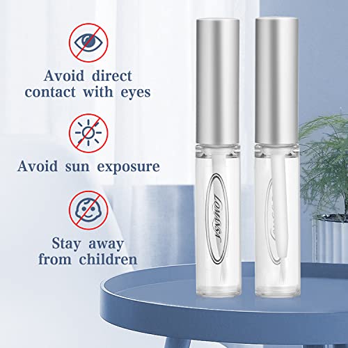 Lomansa Lash Lift Glue 2PCS, Eyelash Lift Glue Adhesive Perming Rod Strong Fix Glue for Lashes and Brows Curl