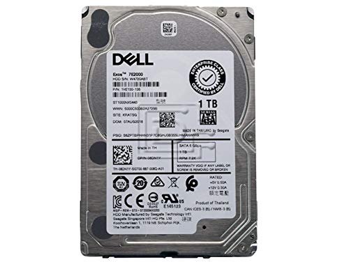 The Nekid Cow TNC Genuine 8DN1Y / Genuine 08DN1Y 1VE130-136 1TB 6Gbps 7.2K 2.5 SFF Enter