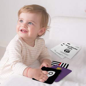 beiens Large Alphabet Flash Cards for Toddlers 1-4 Years, Baby Thinking&Cognition Flash Cards, ABC Learning, Letters Cards, Learning Toy Educational Preschool Gift, 26 Pages/52 Sides, 4.72'' x 4.72''