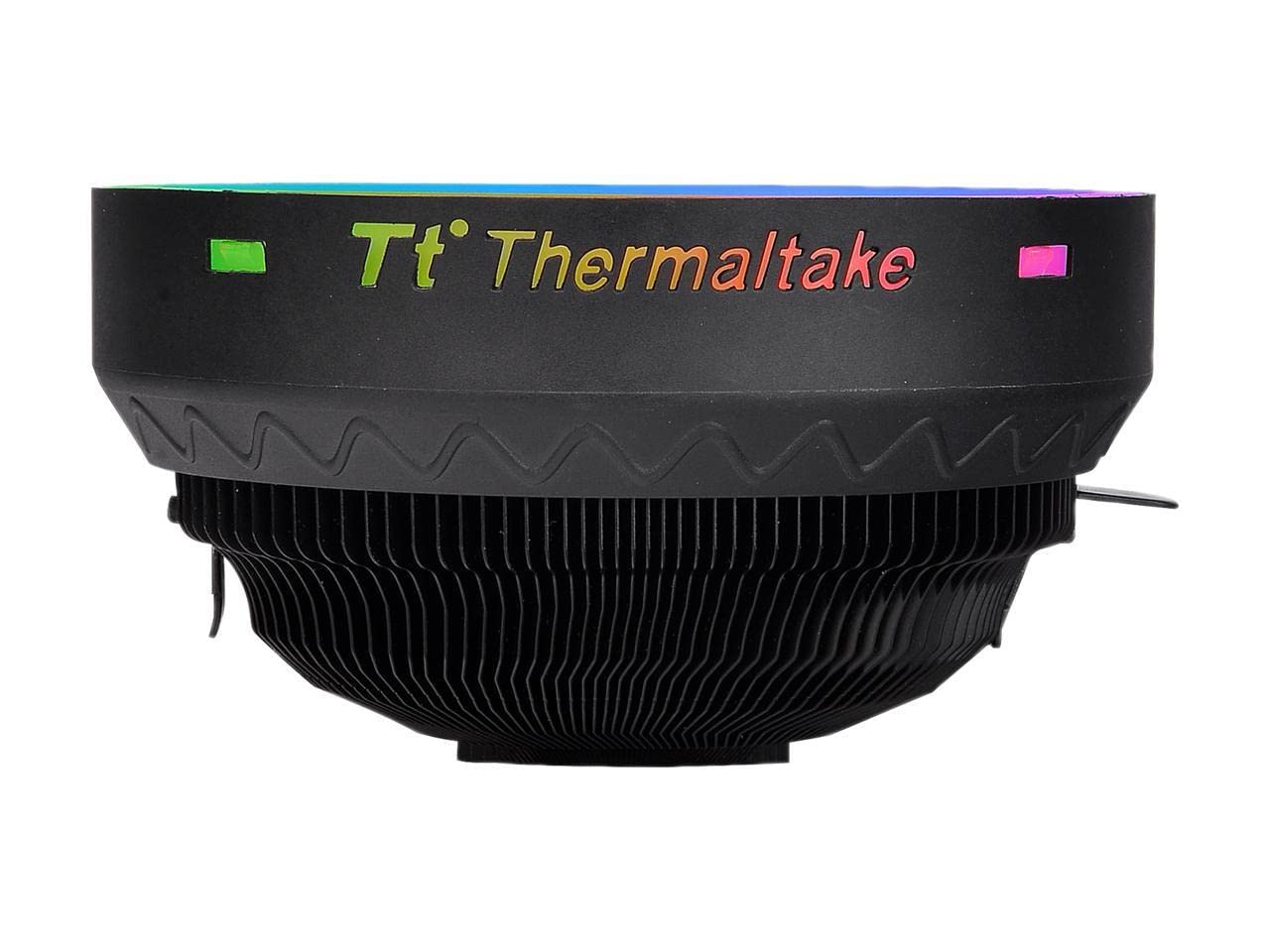 Thermaltake UX100 5V Motherboard ARGB Sync 16.8 Million Colors 15 Addressable LED Intel/AM5/AMD Universal Socket (LGA 1200) Hydraulic Bearing 65W CPU Cooler CL-P064-AL12SW-A