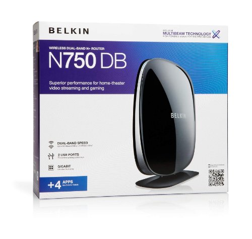 Belkin N750 DB Wi-Fi Dual-Band N+ Gigabit Router (F9K1103)