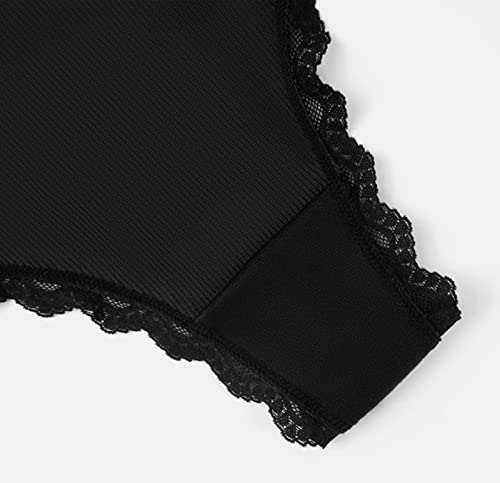 Banamic Sexy G String Thong for Women Underwear Thongs Panties for Women Black