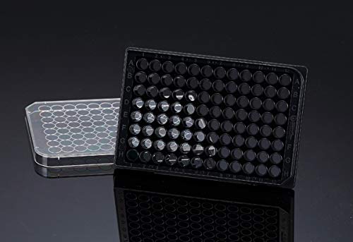 SPL Cellular Imaging 96 Well Plate Black, Clear & Flat Bottom PS, TC Treated, with lid, CS/25
