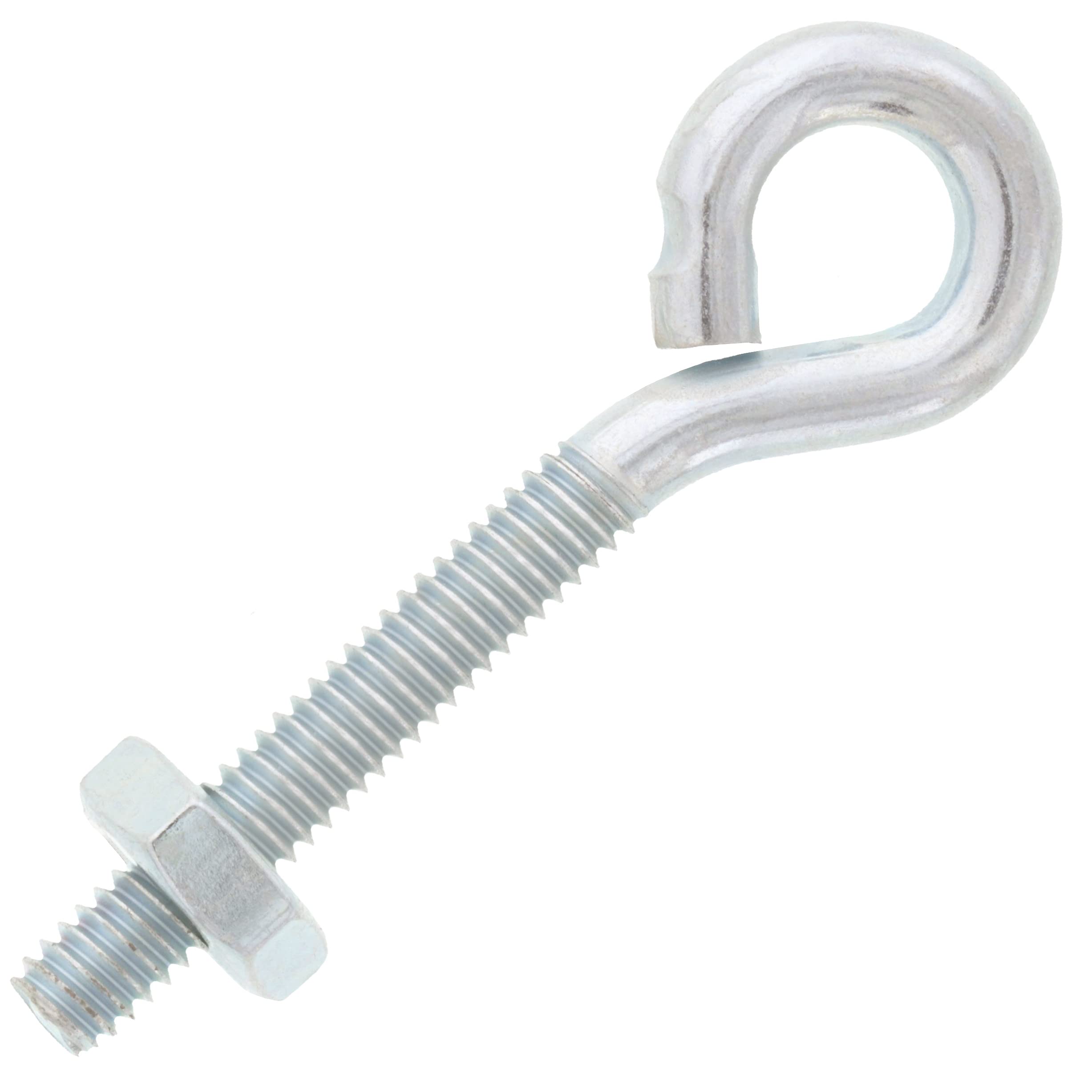 Chicago Hardware, 07010 2, Eyebolt, 8-32In, 1/4In, Turned Wire, PK10
