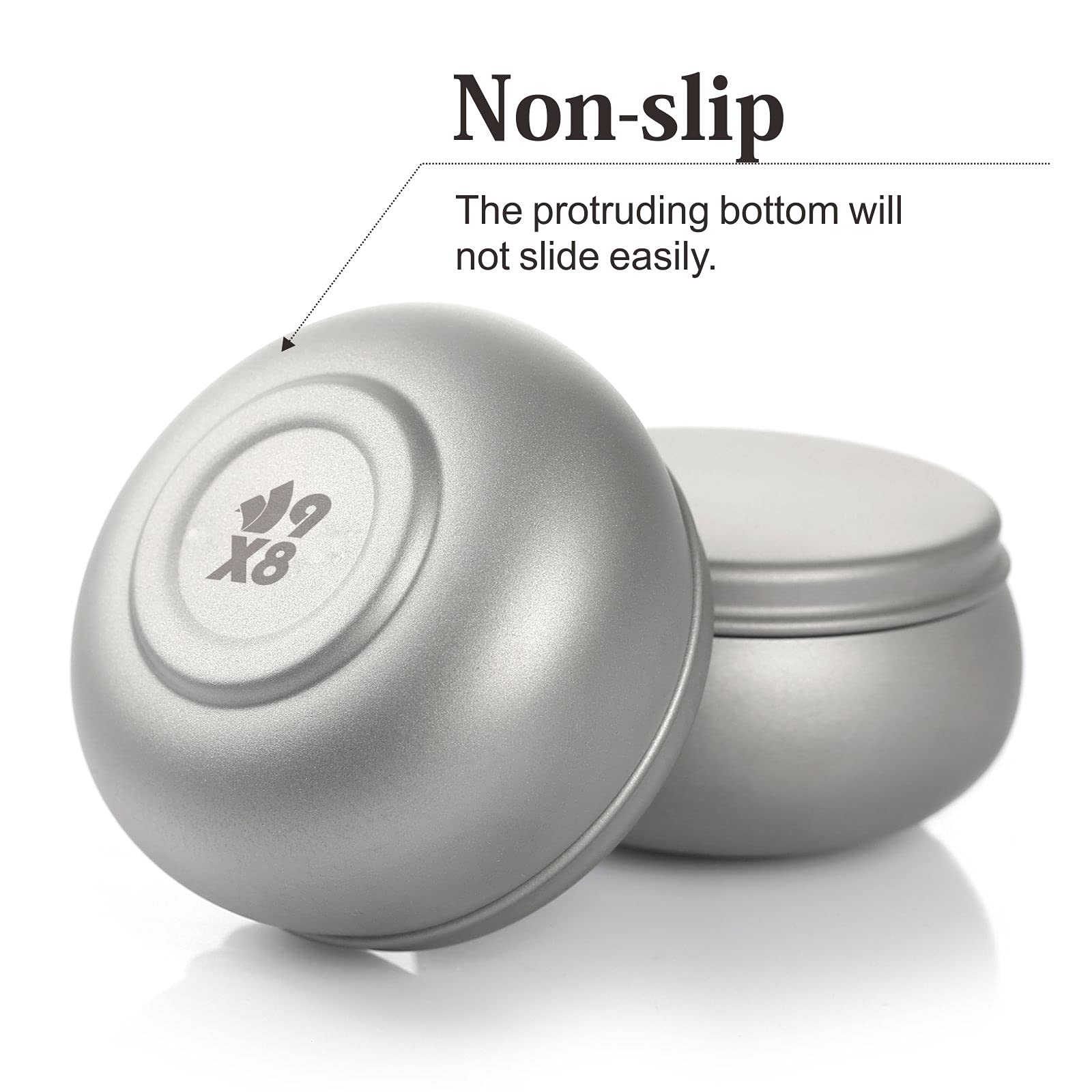Airtight storage container with lid, airtight and waterproof containers - all made of pure titanium - keep content fresh and dry (1)