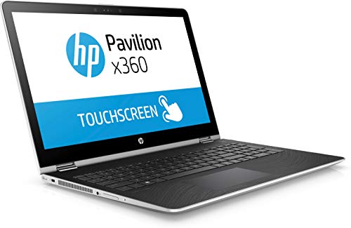 HP 15-br080wm X360 15.6" HD Touchscreen i5-7200U 2.5GHz 8GB RAM 1TB HDD Win 10 Home Mineral Silver