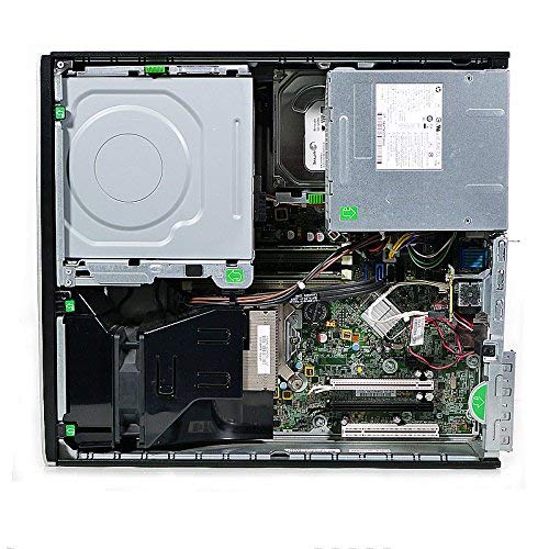HP Elite Desktop Computer Tower PC Intel Ci5-2400, 8GB Ram, 2TB HDD, Wireless WiFi, Bluetooth Adapter, DVD-ROM, Keyboard Mouse 24 inches Dual LCD Monitor Brands Vary, Windows 10 CD (Renewed)