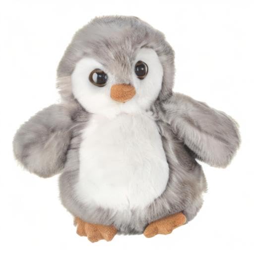 Bearington Slick Small Plush Penguin Stuffed Animal, 6 Inches
