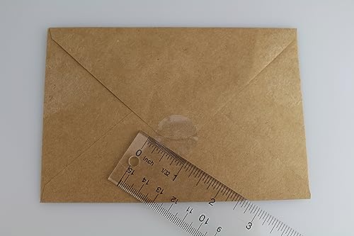 ChromaLabel 1 Inch Round Stickers, Library Supplies Sealing Stickers, Ideal Stickers to Seal Envelopes - 5000 Clear Label Stickers per Roll, Perforated Envelope Seal Stickers
